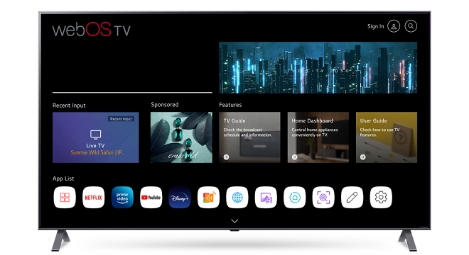 LG étend son activité de plate-forme Smart TV avec webOS Hub - La-femme.tn